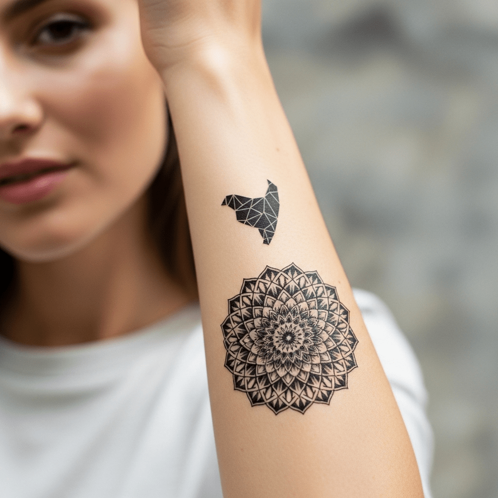 Blackwork tattoo – Vegan temporary tattoos | Temporalis®