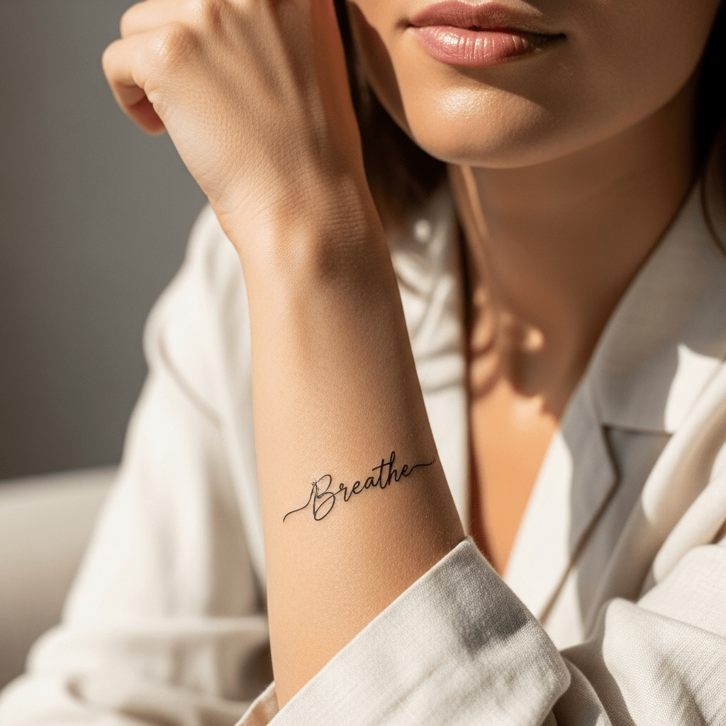 Letter tattoo – Vegan temporary tattoos | Temporalis®