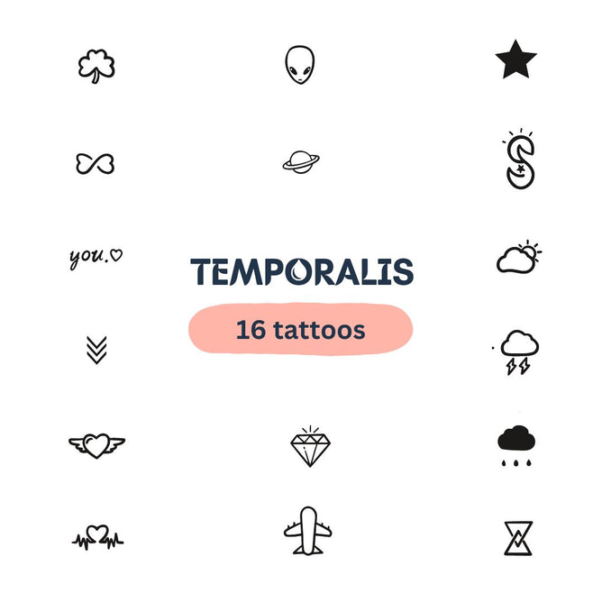 500+ Temporary Tattoo Designs — Natural Jagua Ink | Temporalis