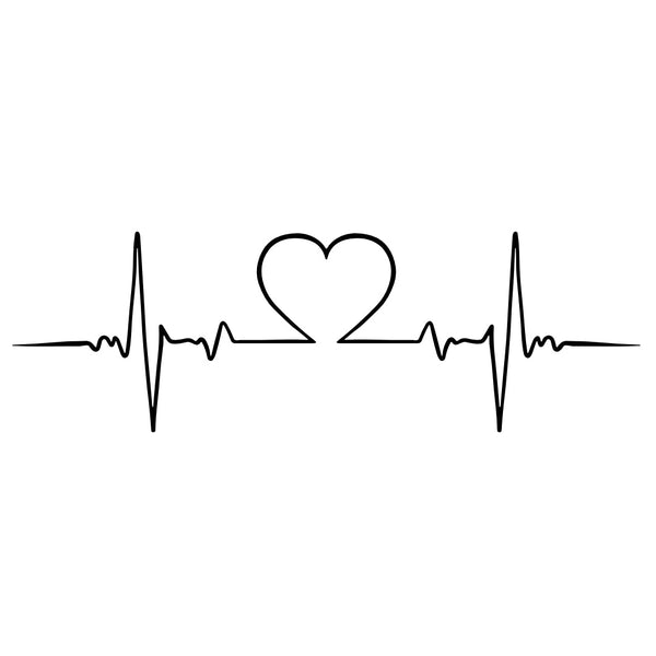 Love Heartbeat Tattoo | Temporalis