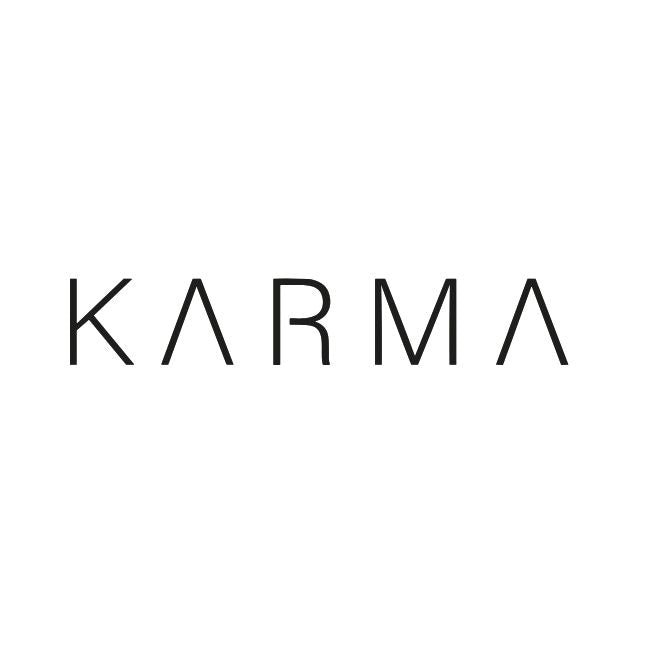 "Karma" Modern Font Tattoo | Temporalis
