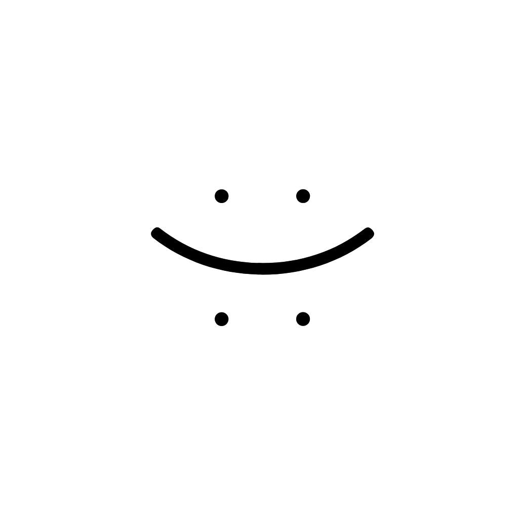 Moody smiley Tattoo | Temporalis